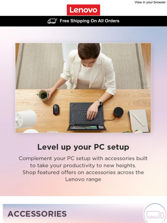 Lenovo: Level up your PC setup today | Milled