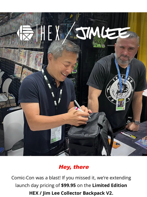 HEX: 20% Off HEX x Jim Lee V1 | Milled