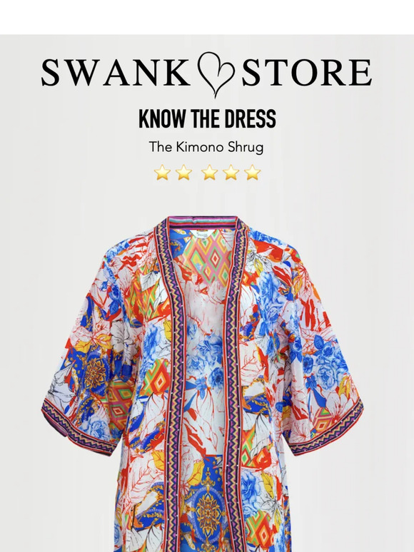 The Swank Store: Know The Dress 👗THE KIMONO SHRUG | Milled