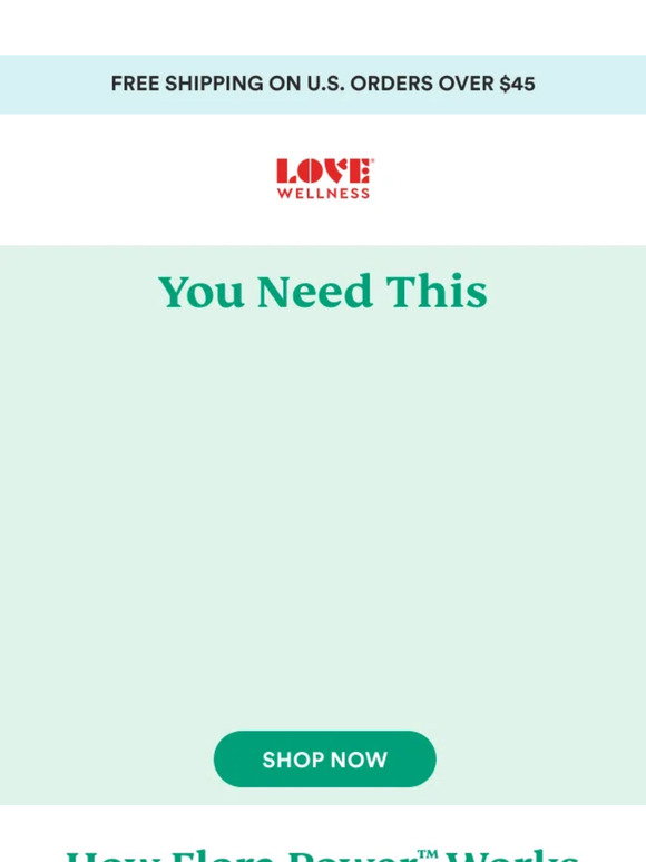 Love Wellness: Flora Power™ to the Rescue | Milled