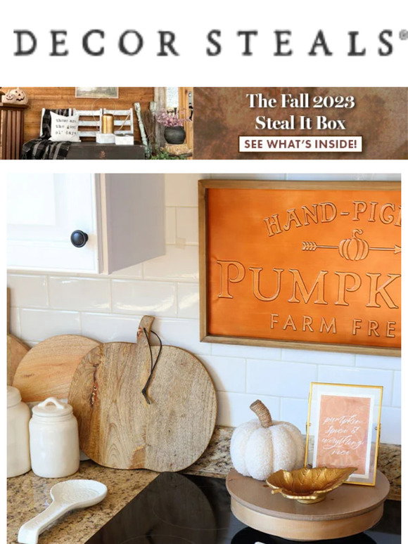 Decor Steals Fall 2022