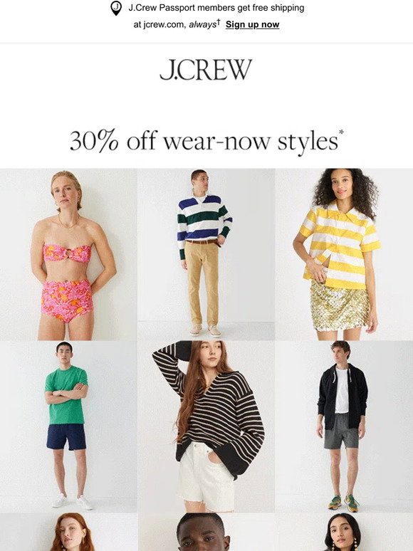 J.Crew: 100s of new styles. Up to 75% off. Go. | Milled
