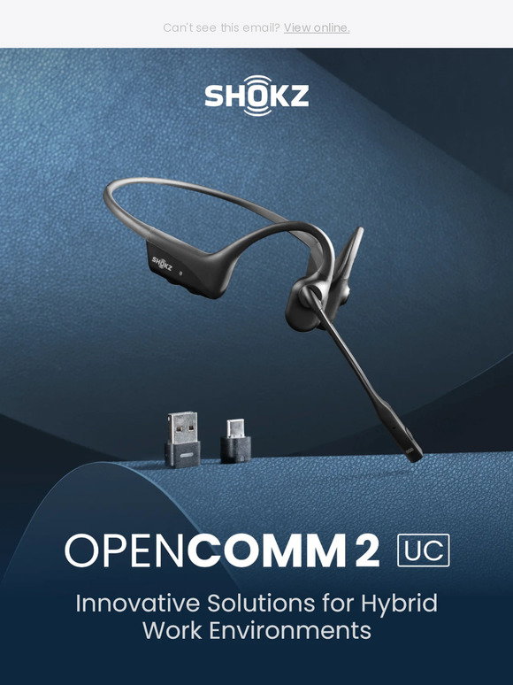 AfterShokz: Shokz OpenComm2 UC - designed to meet the needs of modern ...