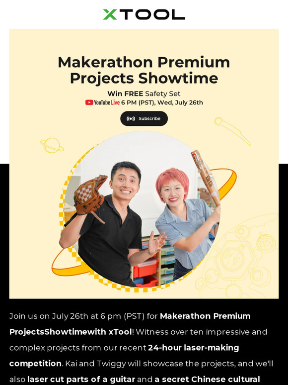 xTool: Fresh F1 Stock Available! See xTool Makerathon Projects Live in ...