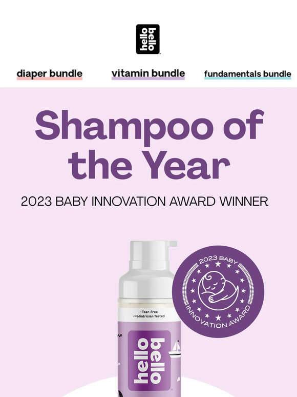 Hello Bello: Pop the bubbles for our Award Winning Shampoo + Wash 🫧 ...