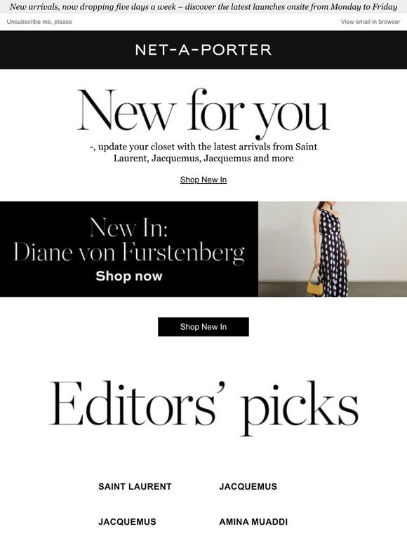 Net-A-Porter: Discover our expert roundup of just-landed looks | Milled