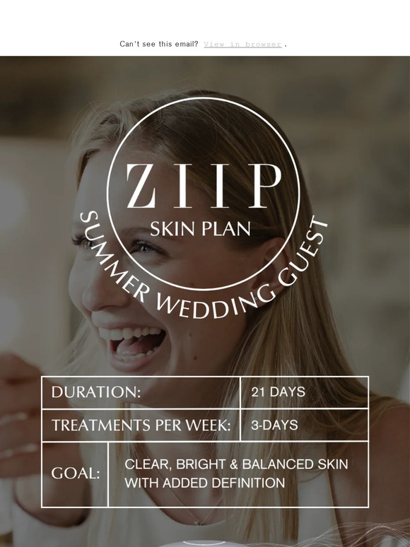 ZIIP Beauty: Summer Wedding Guest Skin Routine ☀️ | Milled