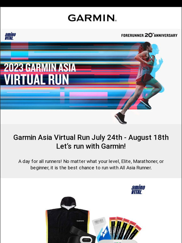 Garmin: Garmin Asia Virtual Run 2023, Register Now! | Milled