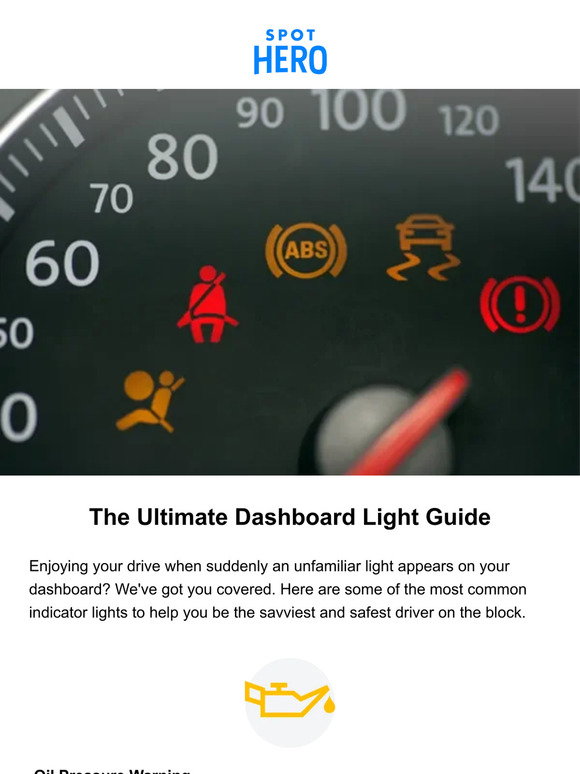 SpotHero: 🚨 Your Guide to Dashboard Light Alerts | Milled