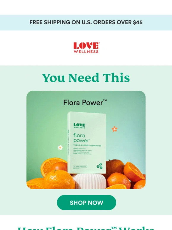 Love Wellness: Flora Power™ to the Rescue | Milled