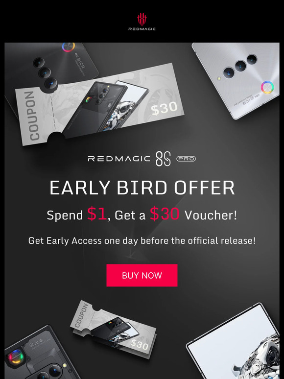 RedMagic WW: 💸Early Access To The REDMAGIC 8S Pro | Milled