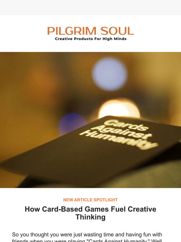 Pilgrim Soul: How Card-Based Games Fuel Creative Thinking | Milled