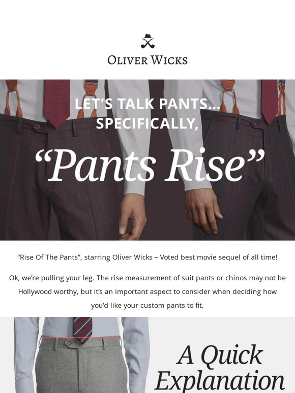 Oliver Wicks: Rise Of The (Suit) Pants - A Hip New Dawn | Milled