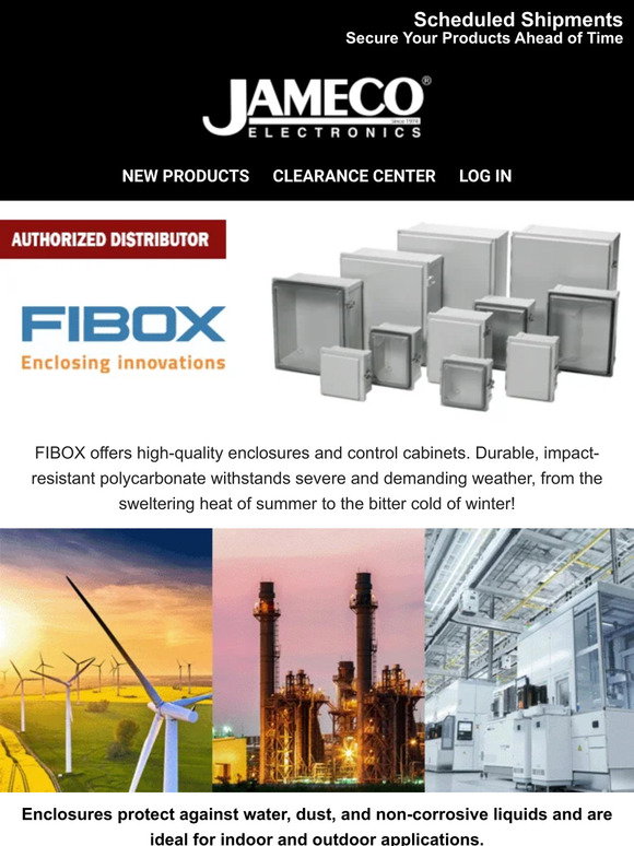 Jameco: New Fibox Enclosures🌟 | Milled