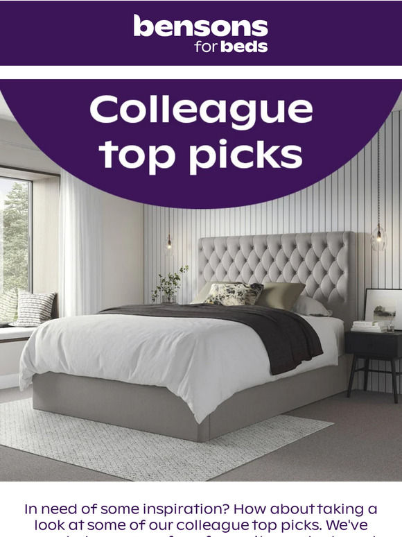 Bensons for Beds: Top Picks: Colleague Takeover | Milled