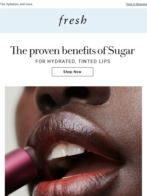 Fresh: Not just a pretty pout—big benefits! | Milled