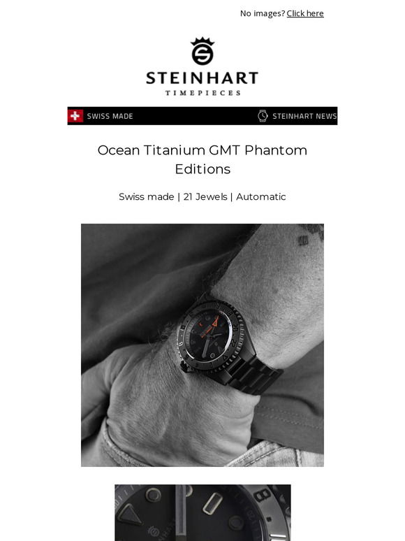 Steinhart: Ocean Titanium GMT Phantom Editions - 42 or 39mm - now at ...