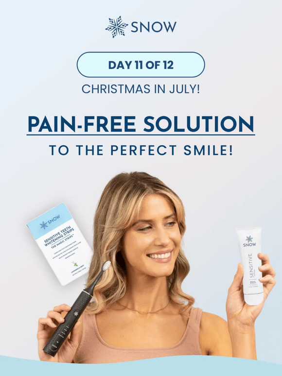 SNOW Cosmetics: Day 11: Your Pain-Free Whitening Is Here! | Milled