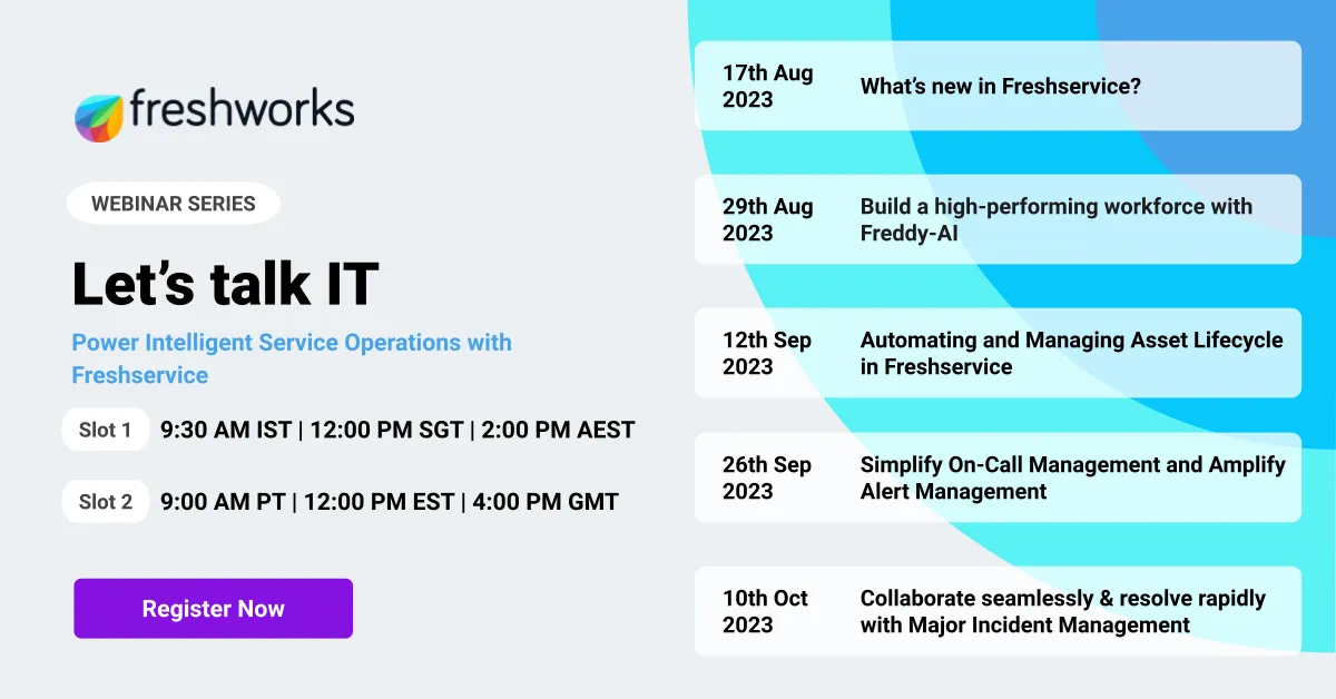 FreshService: Discover how Generative-AI is transforming service ...