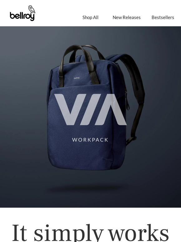 Bellroy: Introducing… Via Workpack. | Milled