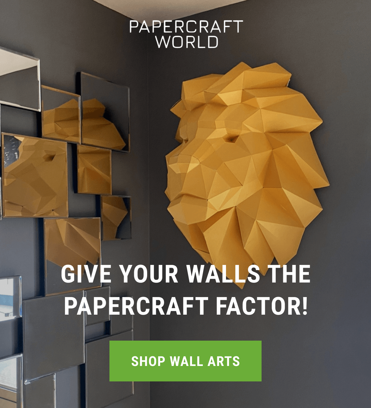 PaperCraft World: Bring your walls to life with Papercraft wall decors ...