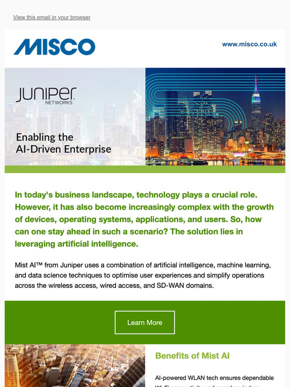 Misco: Discover the Power of Juniper Mist AI - Revolutionising Network ...