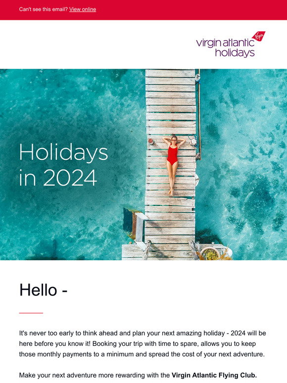 Virgin Atlantic: Explore new horizons in 2024 | Milled