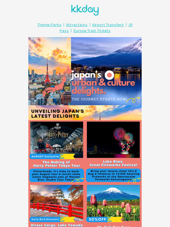 KKday: ⚡ Tokyo Tour: The Making of Harry Potter Awaits! | Milled