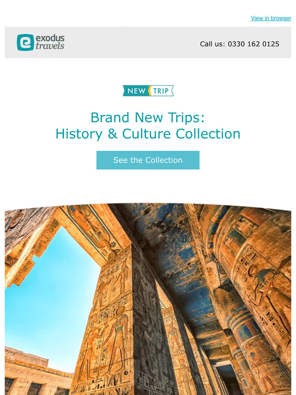 Exodus Travels: Introducing the History & Culture Collection | Milled