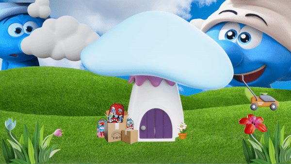 Sprayground: 💙 Papa, Lazy, and the Smurf Crew x Sprayground: Embrace ...