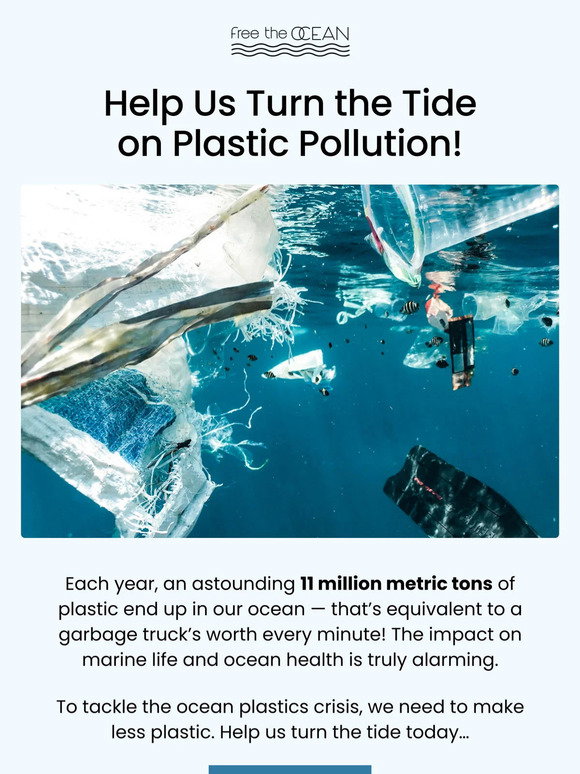 Free the Ocean: Help Us Turn the Tide on Plastic Pollution 🌊 | Milled