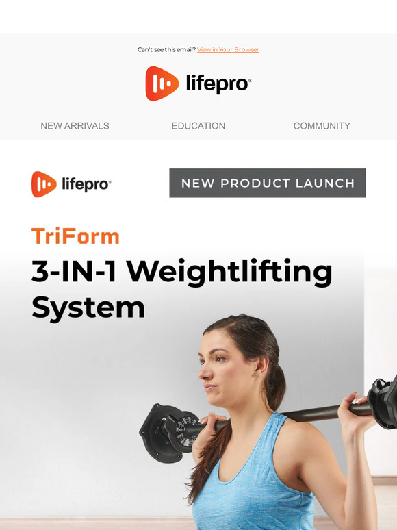 Lifepro: 💪NEW TriForm 3-in-1 Weightlifting System | Milled