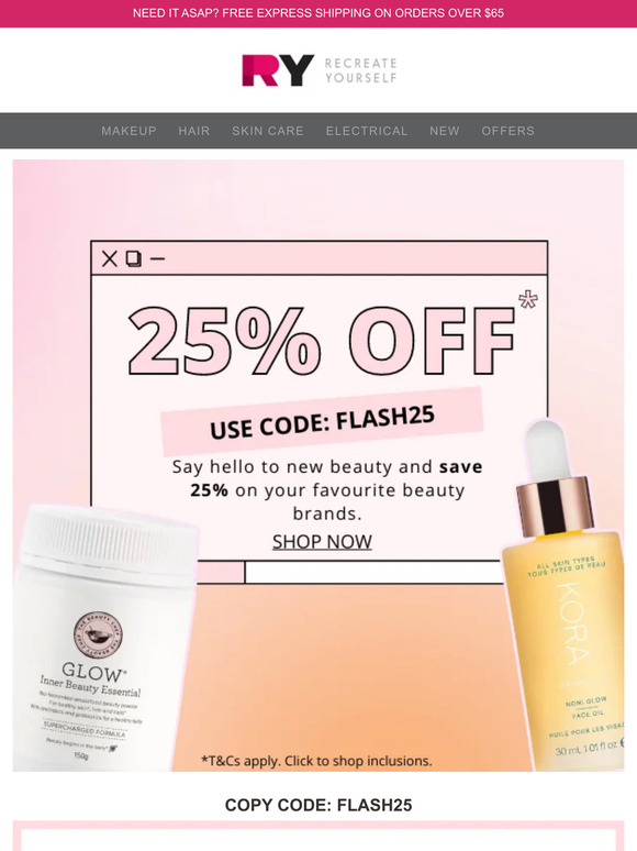 RY: LOADING... 25% Off Your Next Beauty Haul 🛍️ | Milled