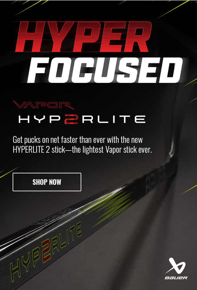 Pro Hockey Life: Introducing Bauer Hyperlite 2 hockey sticks | Milled