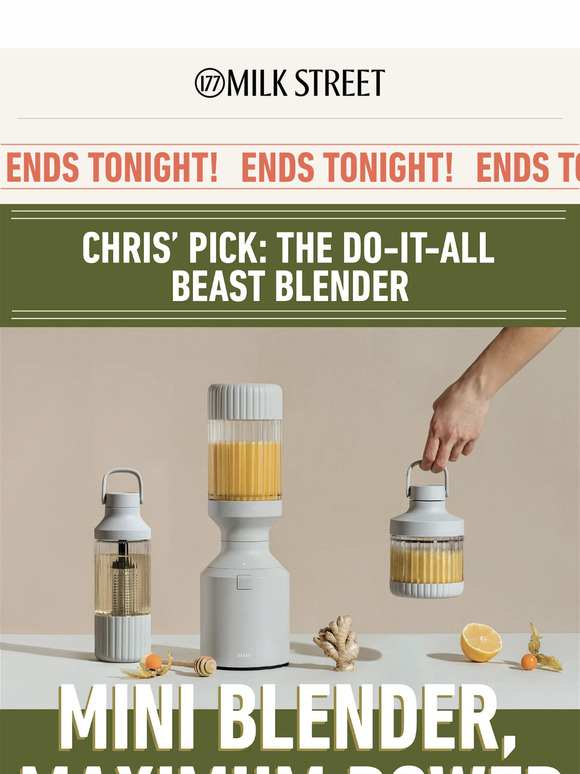 Milk Street Kitchen: Mini Blender, Maximum Power | Milled