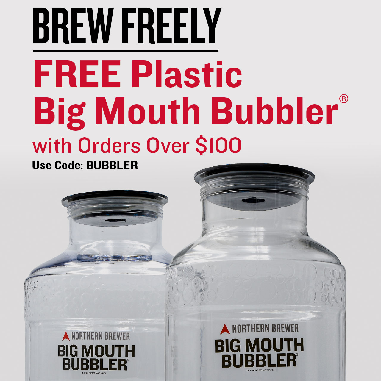 Northern Brewer: Brew More Beer with a FREE Big Mouth Bubbler! | Milled