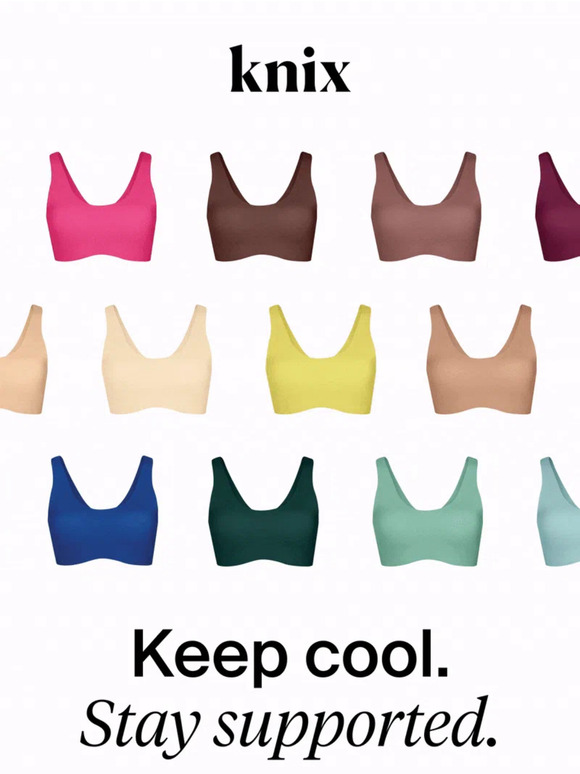 Knix Our Coolest Bra Literally Milled