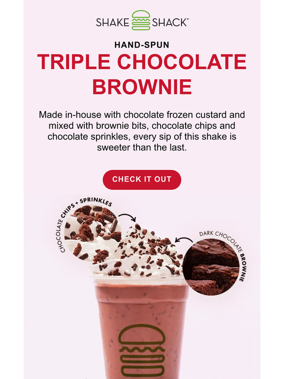 Shake Shack: TRIPLE chocolate? Sip sip hooray | Milled