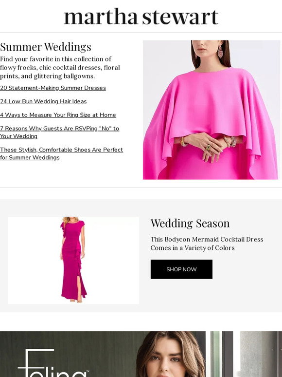 Martha Stewart: 20 Statement-Making Summer Dresses | Milled
