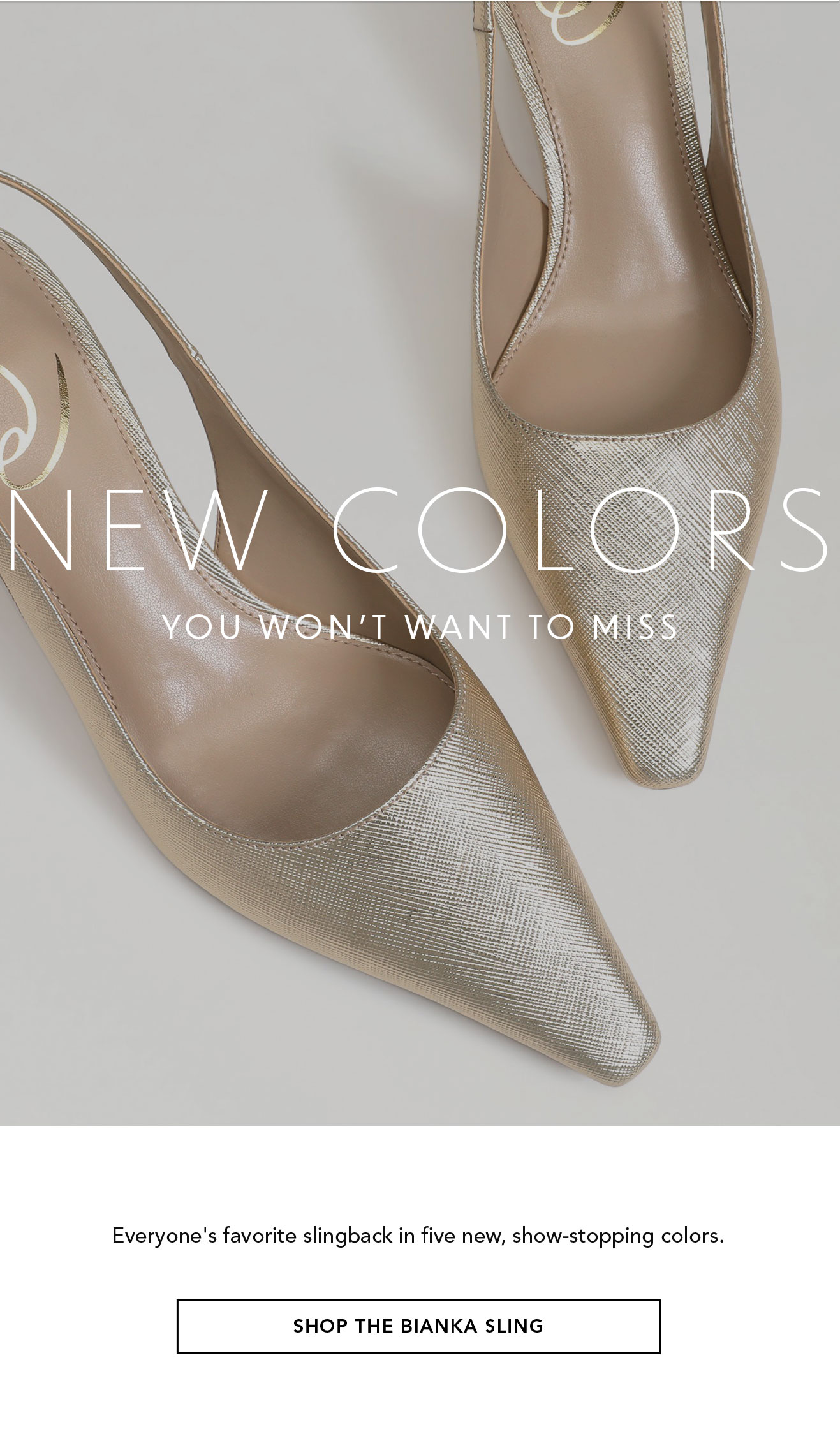 Sam Edelman: The Bianka Slingback is here in new colors | Milled