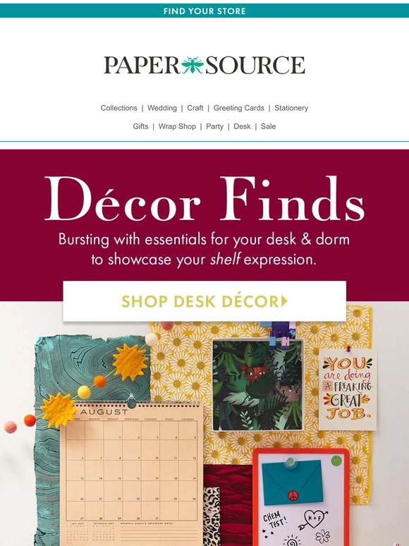 Paper Source: Crafty Décor Finds You Can Only Find Here 🎉 | Milled