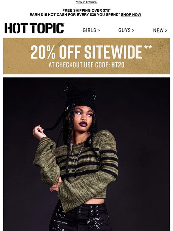 Hot Topic: These Social Collision pieces mix Y2K-era style with rock n ...