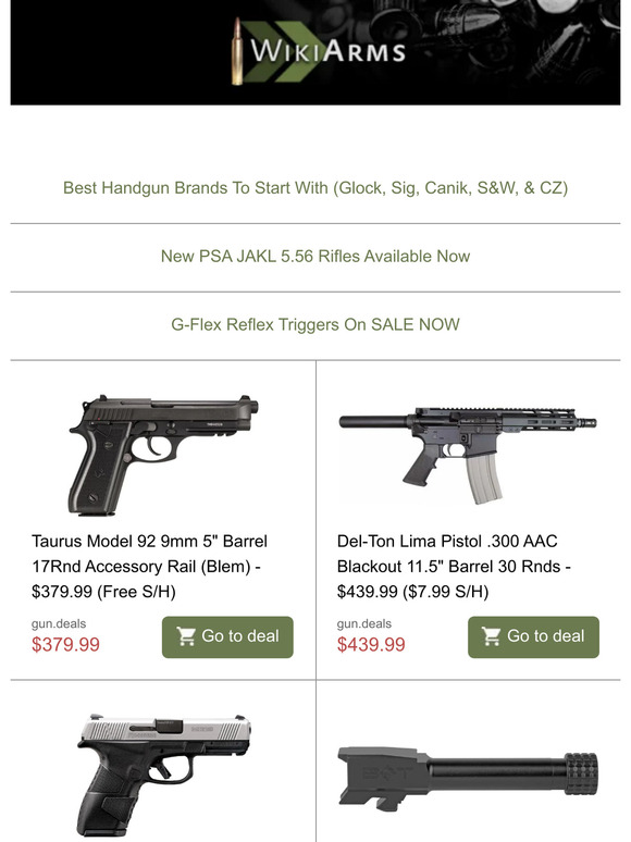 Gun.Deals: 💥 Desert Eagle Mark XIX 50AE $1804, Mossberg MC2c 9mm ...