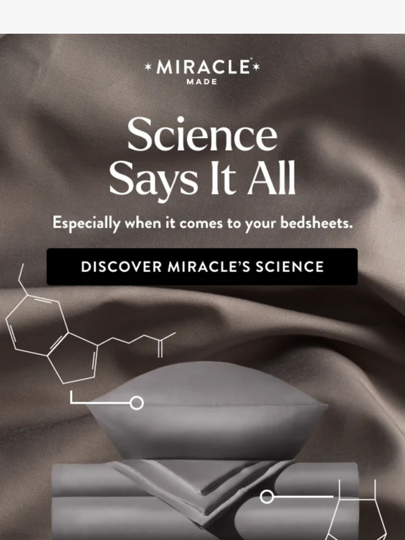 Miracle: Every molecule of these sheets are miraculous 👩 | Milled