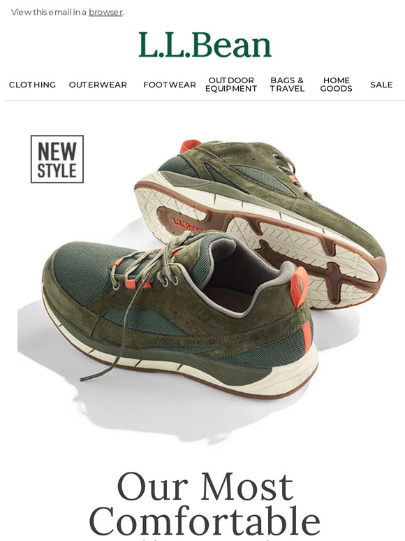 L.L.Bean: Walking Shoes Designed for Comfort | Milled