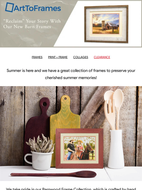 Art to Frames: Summer Framing Inspiration Inside! Find The Perfect ...