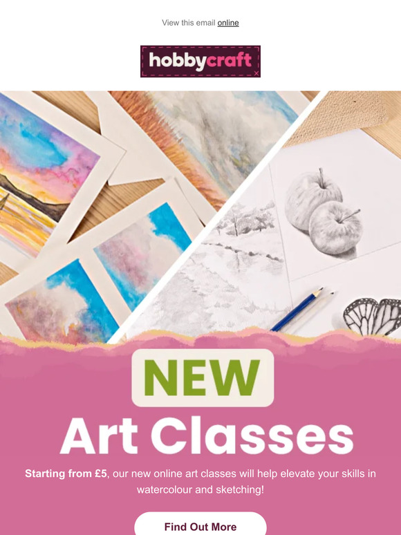 Hobbycraft: Art classes from £5! | Milled