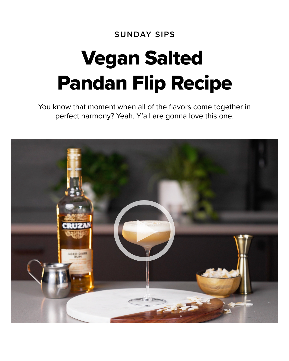 Seattle Coffee Gear: Sunday Sips: Vegan Salted Pandan Flip Recipe 🤤 ...
