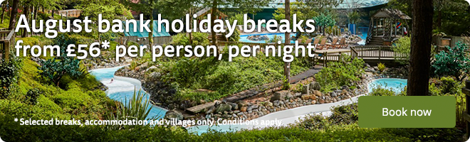 Center Parcs: Your bank holiday break is waiting! | Milled