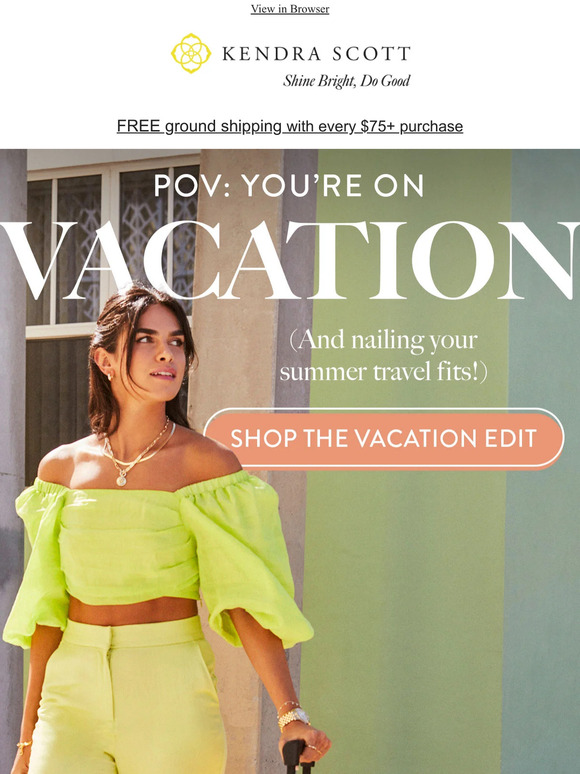 Kendra Scott: The Getaway Guide | Milled